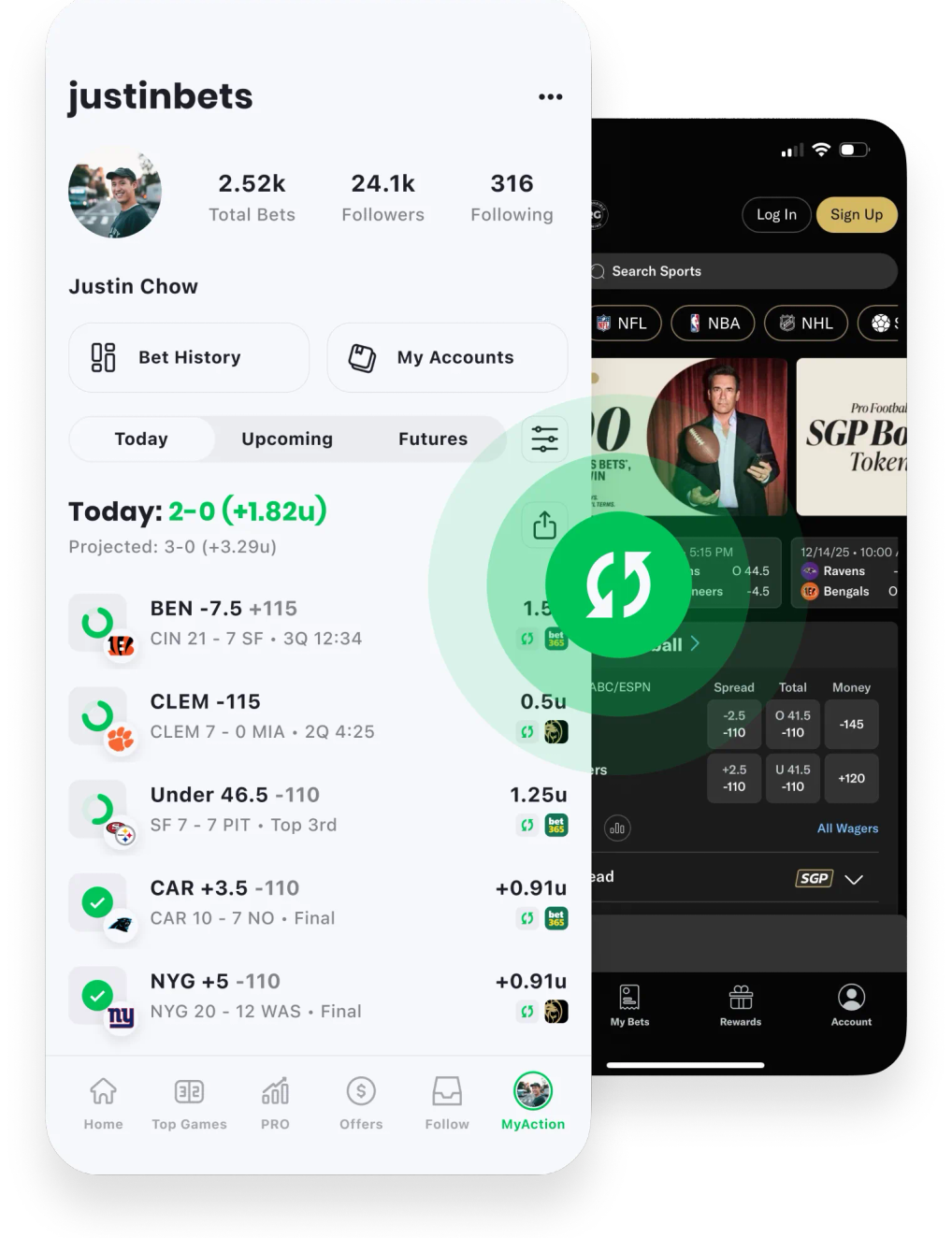 Get BetSync with the Action App: Sports Betting App | The Action Network