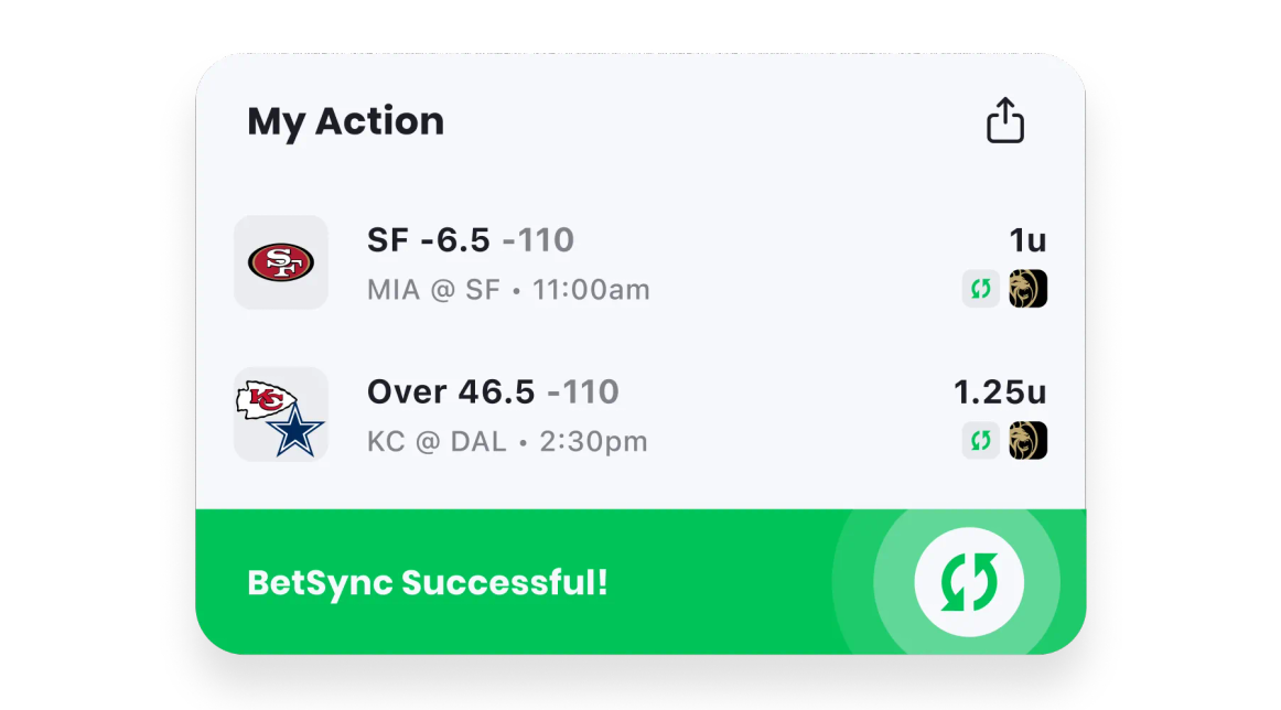 Get BetSync with the Action App: Sports Betting App | The Action Network