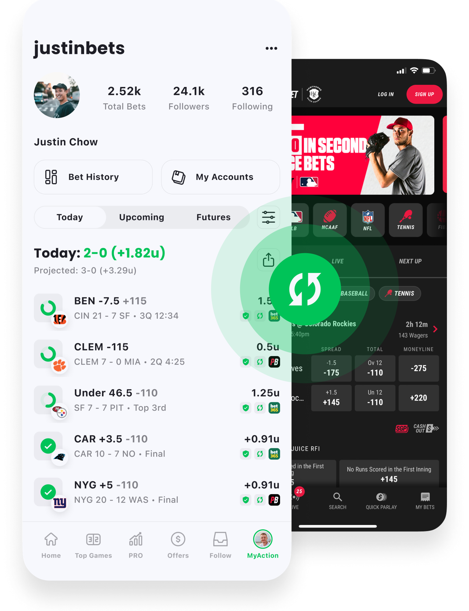 Get BetSync with the Action App: Sports Betting App | The Action Network