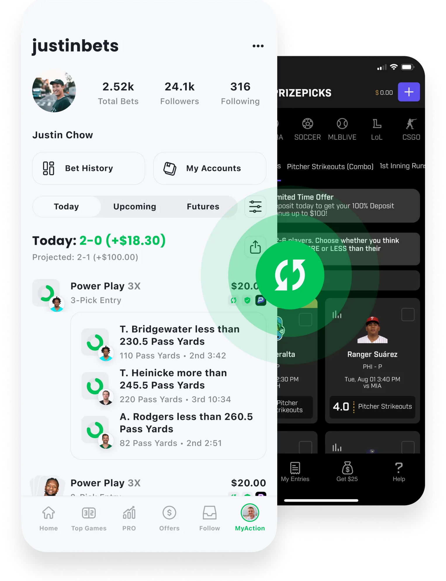 Get PrizePicks FantasySync with the Action App: Sports Betting App ...