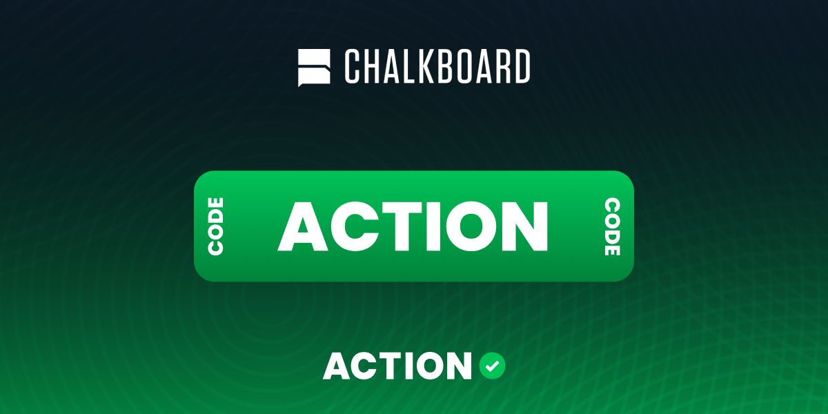 Chalkboard Promo Code ACTION: Get a 100% Deposit Match up to $100 ...