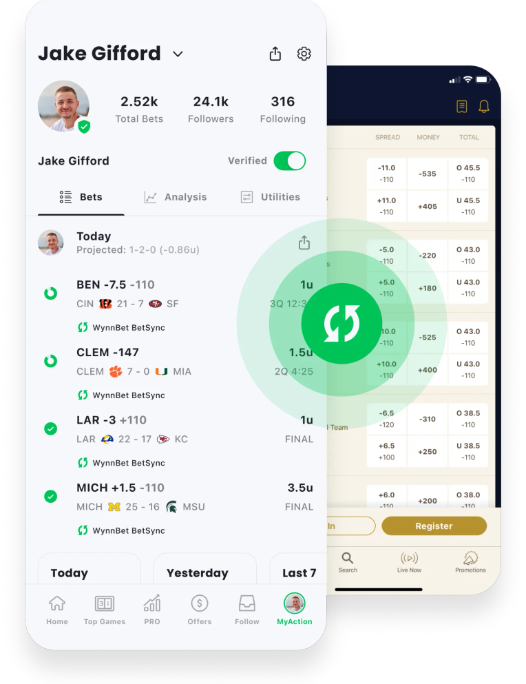Get WynnBET BetSync with the Action App: Sports Betting App | The ...