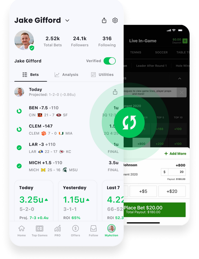 Get BetSync with the Action App: Sports Betting App | The Action Network